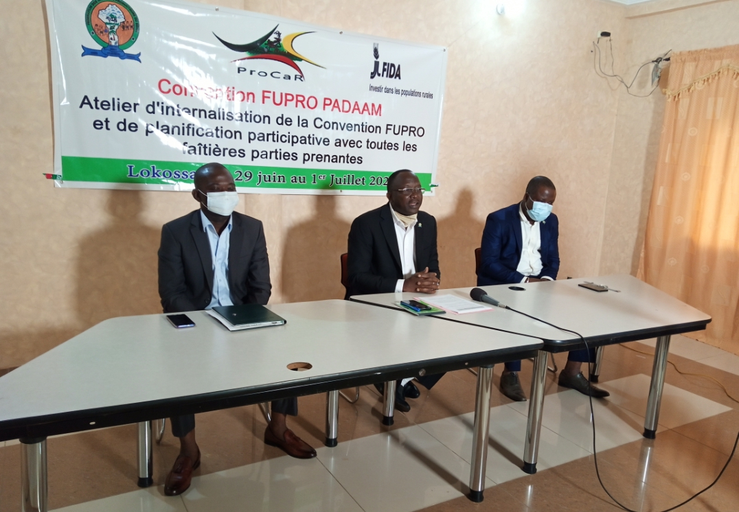Atelier d’internalisation de la Convention FUPRO-PADAAM et de ...